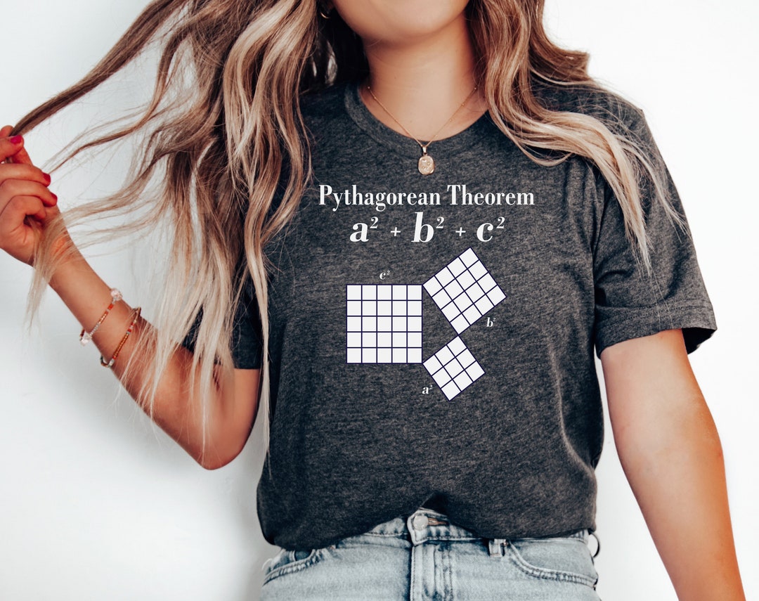 Pythagorean Theorem Shirt, Mathematics Formula Tee, Educational Math ...