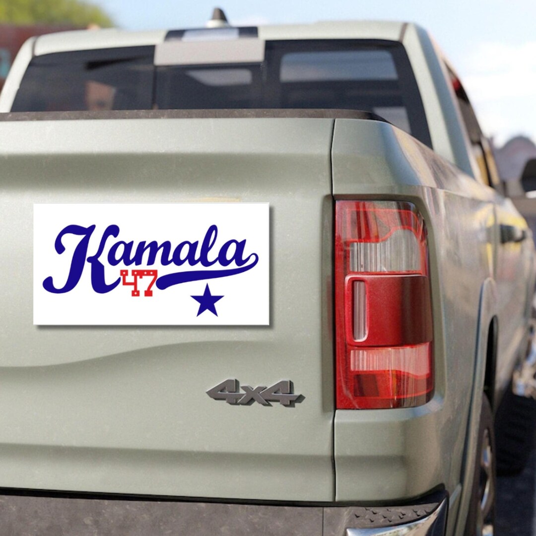 Kamala Harris Bumper Sticker, Harris for President, I'm With Her, Cat ...