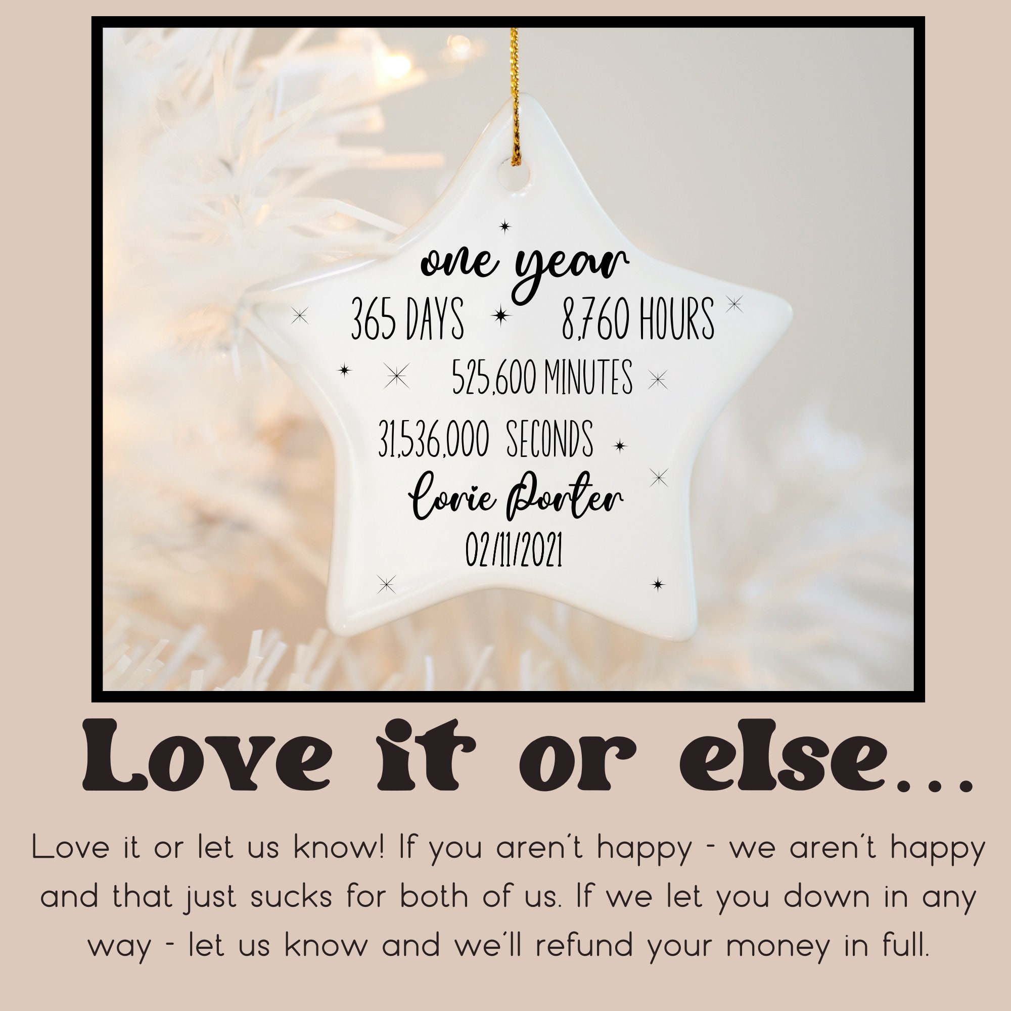 Sobriety Ornament, Sobriety Recovery Christmas Ornament, Custom Name ...