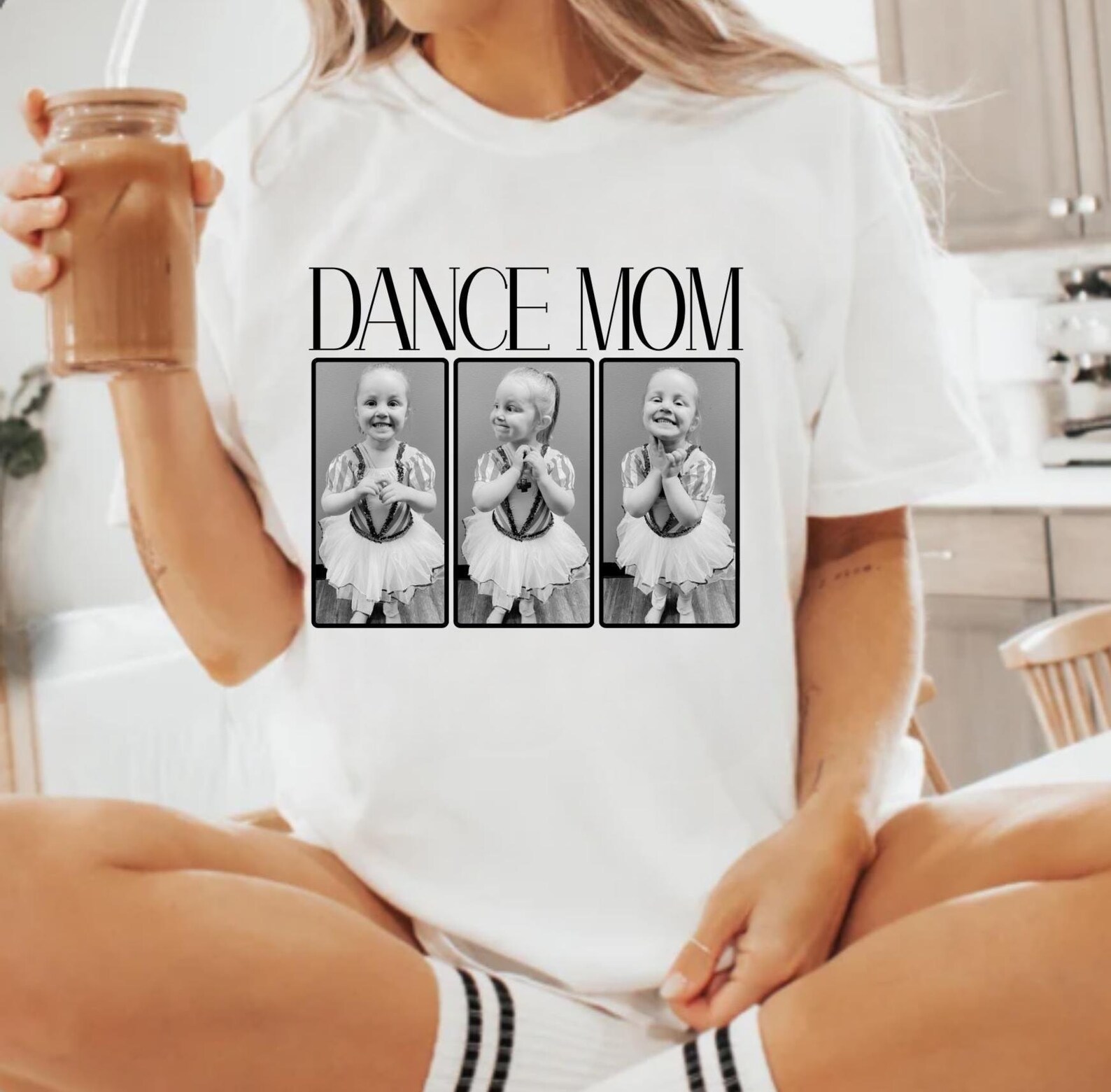 Dance Mom T-shirt, Dance Mama Tee, Personalized Dance Photo Shirt ...