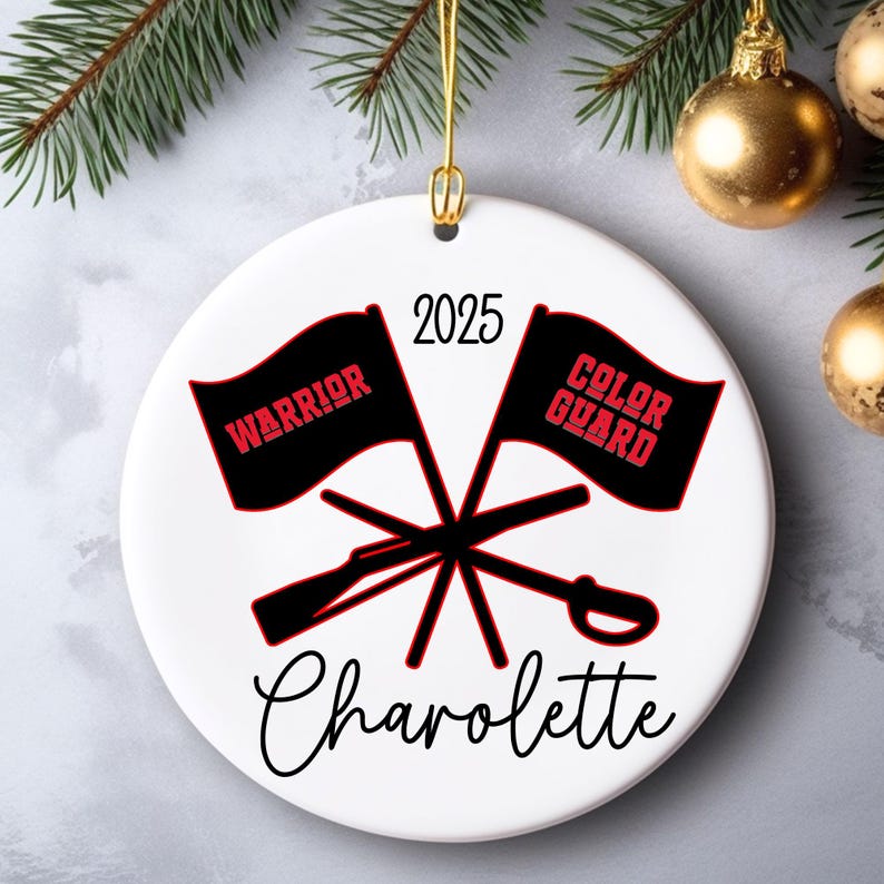 Personalized Color Guard Ornament - Perfect Gift for Color Guard Team ...