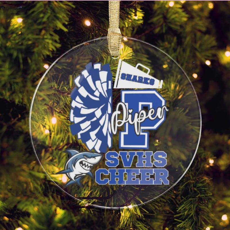Cheerleading Ornament - Etsy