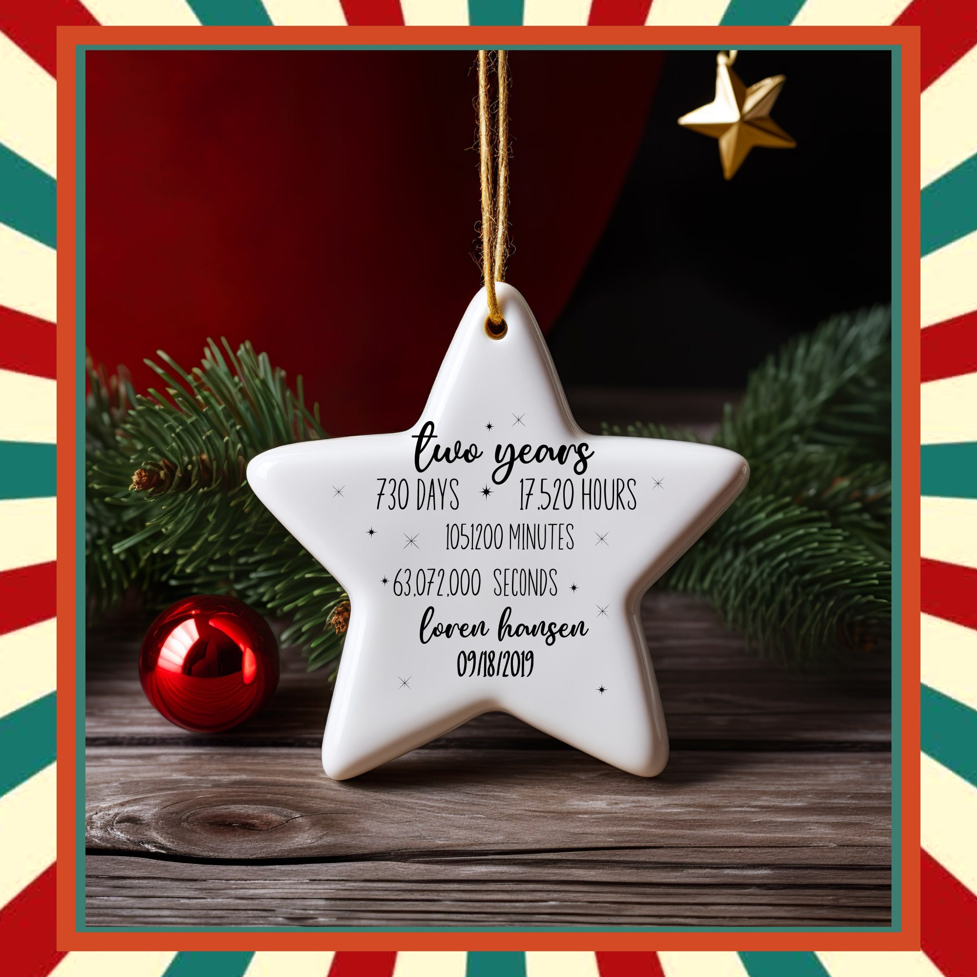 Sobriety Ornament, Sobriety Recovery Christmas Ornament, Custom Name ...