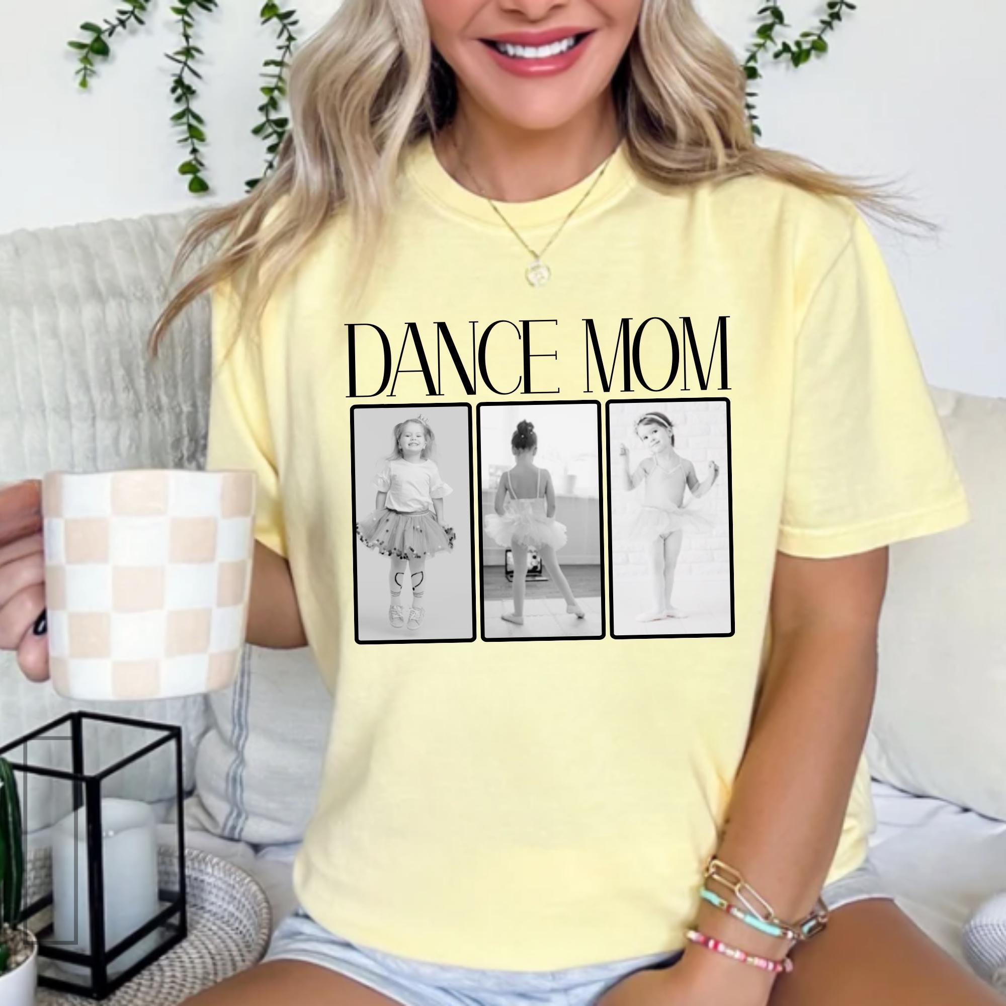 Dance Mom T-shirt, Dance Mama Tee, Personalized Dance Photo Shirt ...