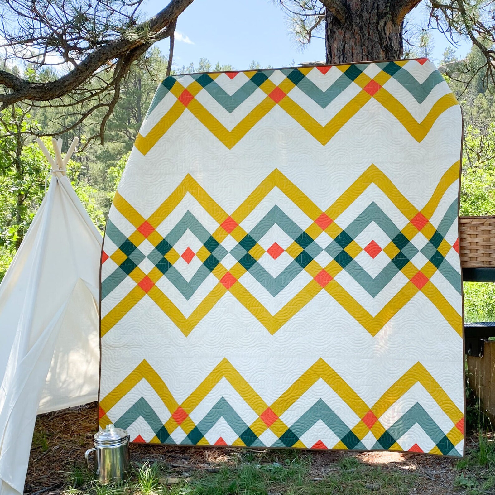 Happy Camper Quilt Pattern - Paper - Etsy