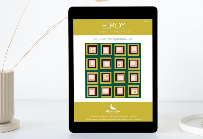 Elroy Quilt Pattern - PDF - Etsy