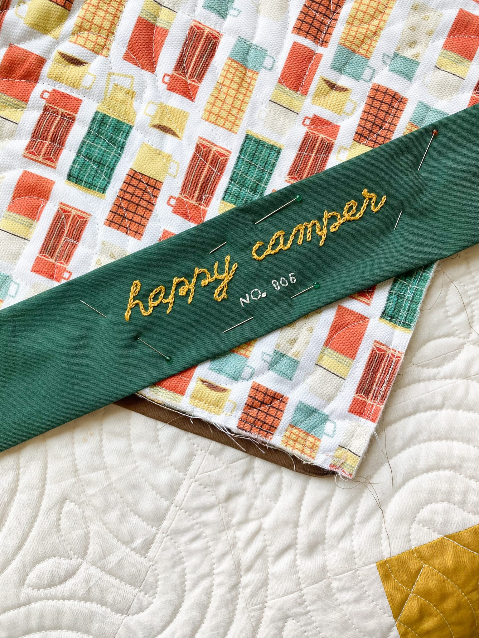 Happy Camper Quilt Pattern Paper - Etsy