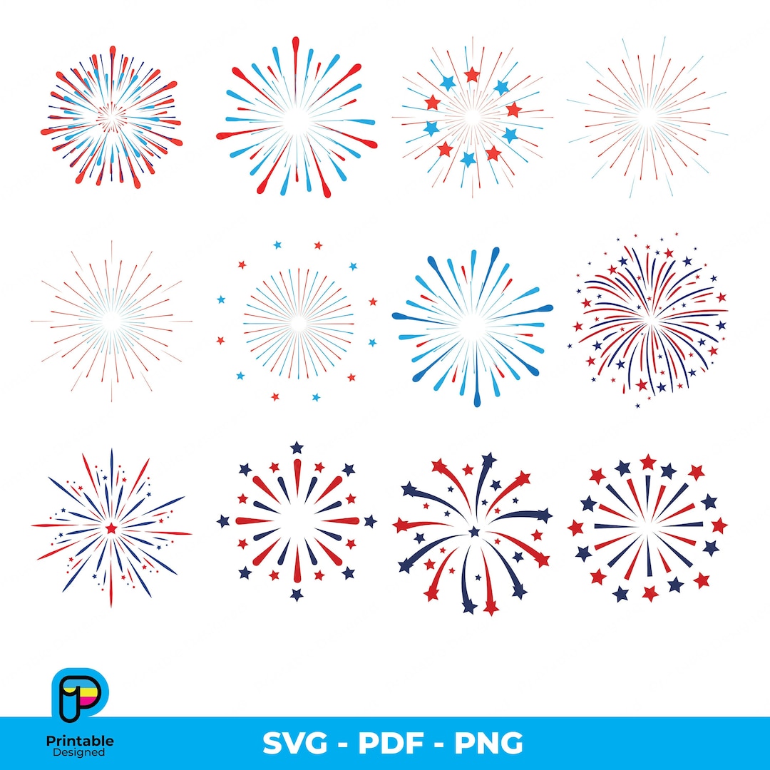 Firework Svg Firework Bundle Svg Firework Png Firework Svg - Etsy