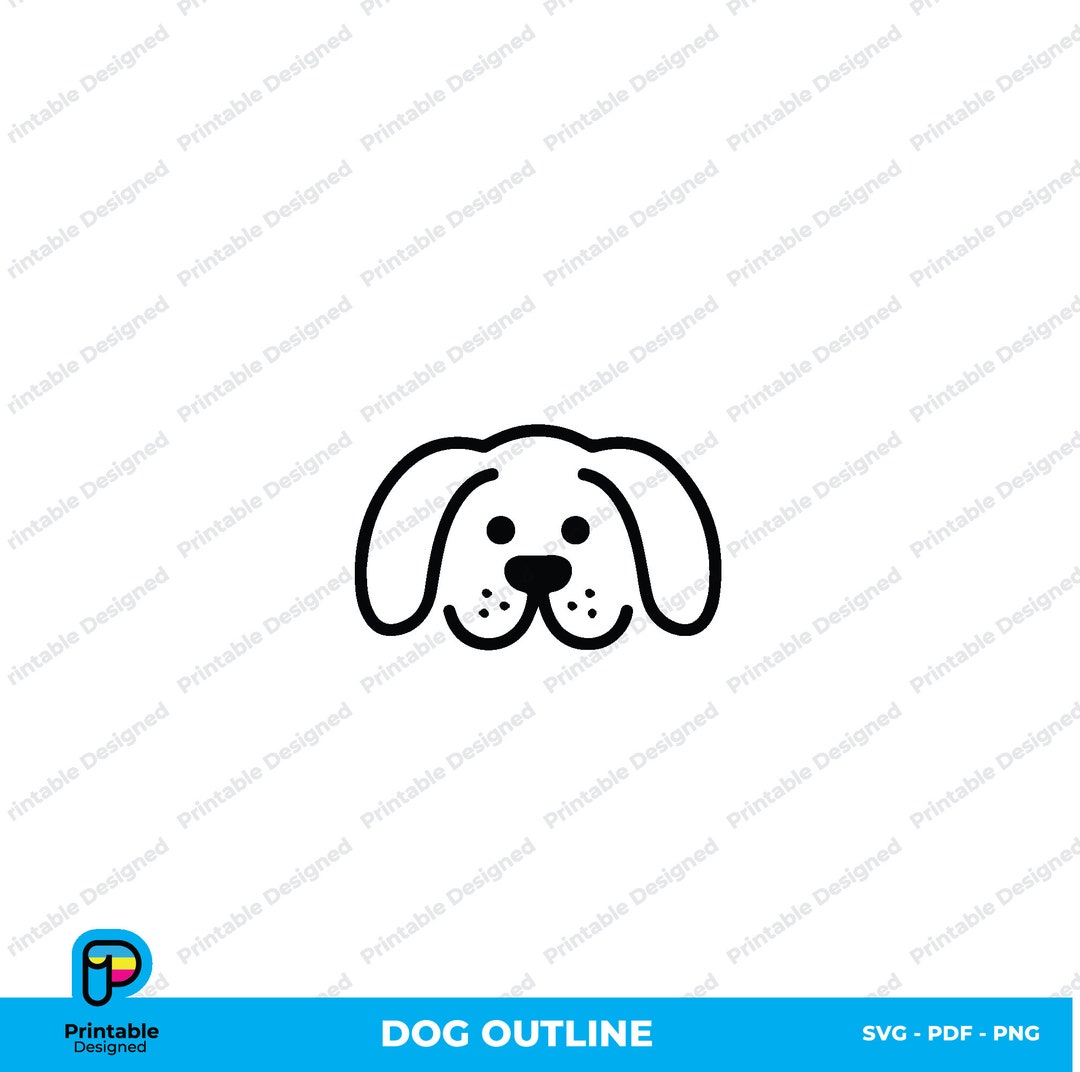 Dog Outline Svg, Dog Paw Prints Svg, Pet Svg, Target Dog Svg, Hot Dog ...