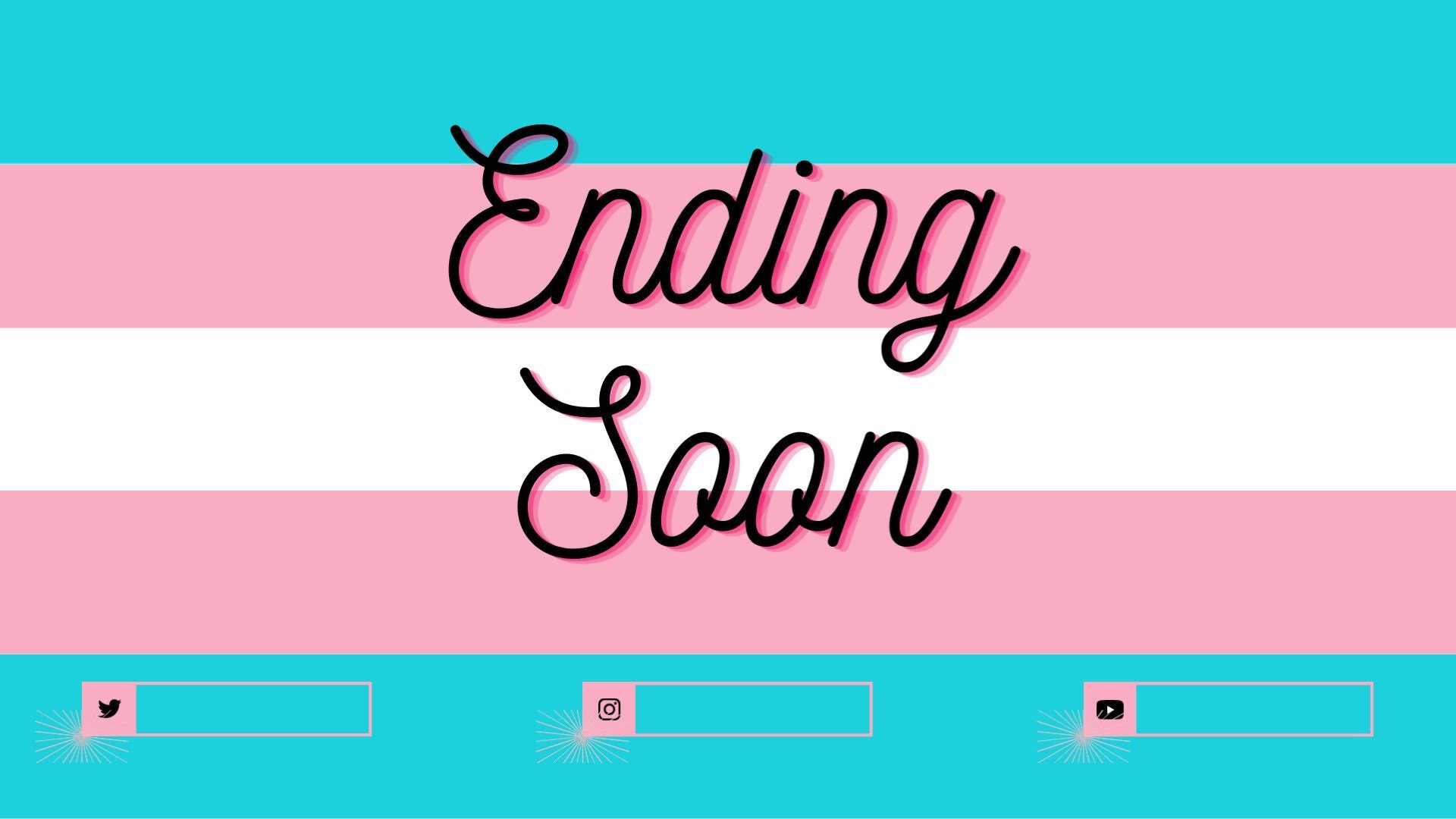 Animated Trans Pride Stream Overlay Pack: Twitch, Youtube, Kick ...