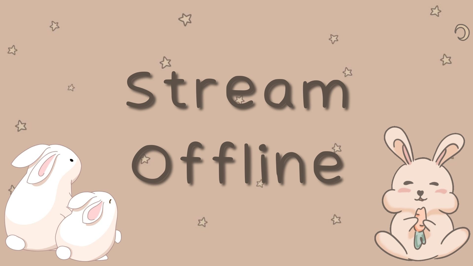 Cute Animated Stream Overlay Pack Comfy Bunny Stream Bundle Twitch ...