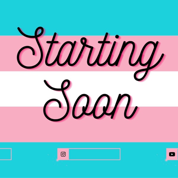 Twitch Trans Overlay - Etsy