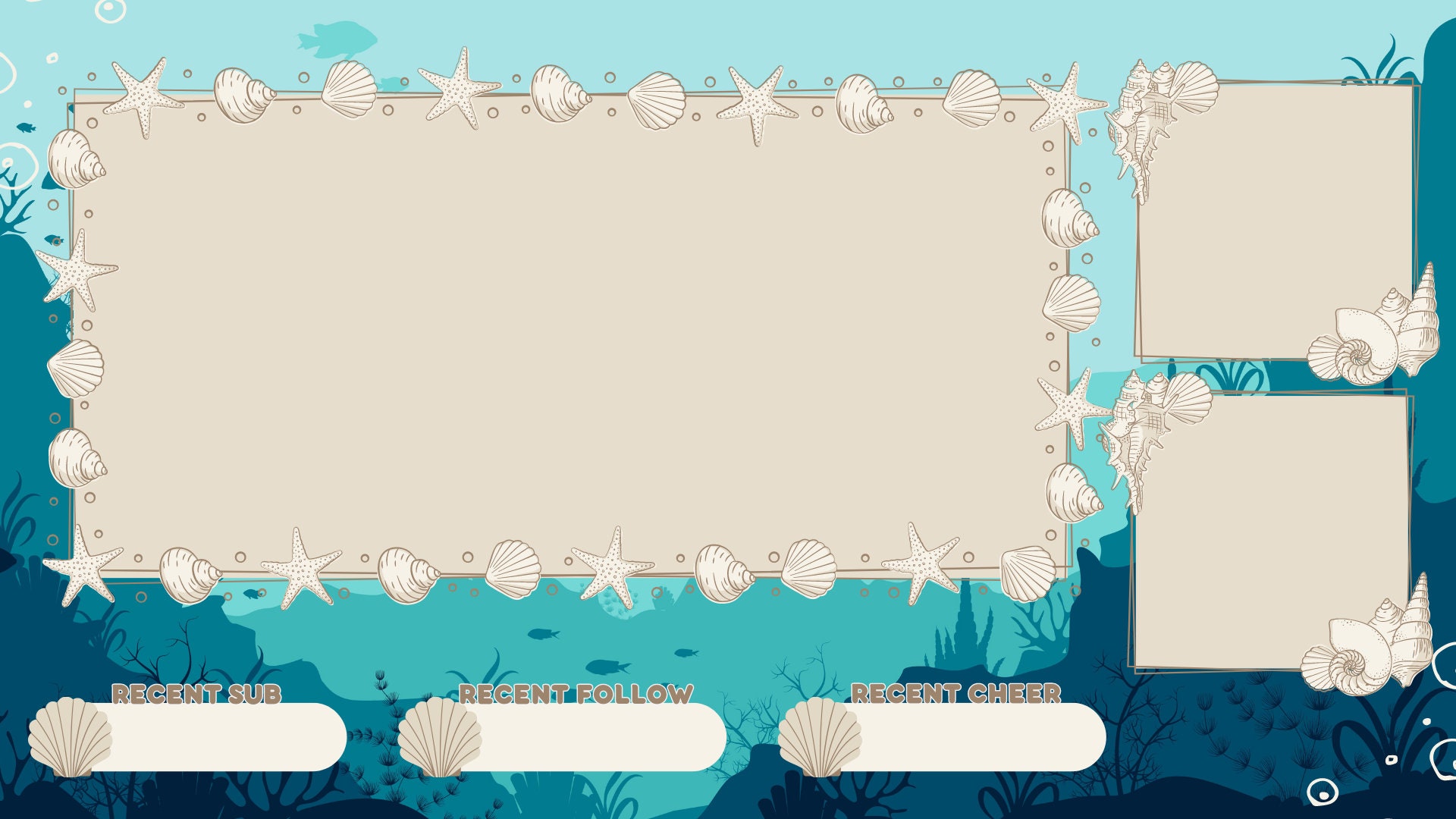 Animated Stream Package, Ocean Floor Stream Bundle, Deep Sea Twitch ...