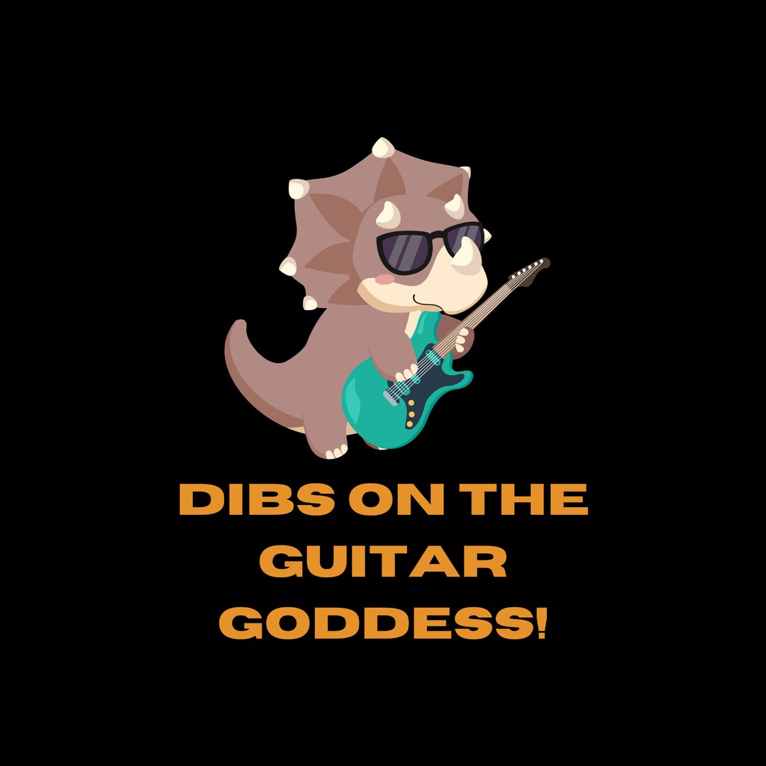 Dibs on the Guitar Goddess Tshirt Band Husband Shirt Guitar Player's ...