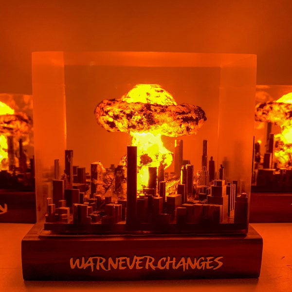 Atomic Bomb Lamp - Etsy UK