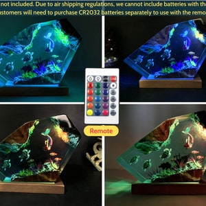 Orca Shark and Couple Diver Resin Night Lights - Whale Shark and ...