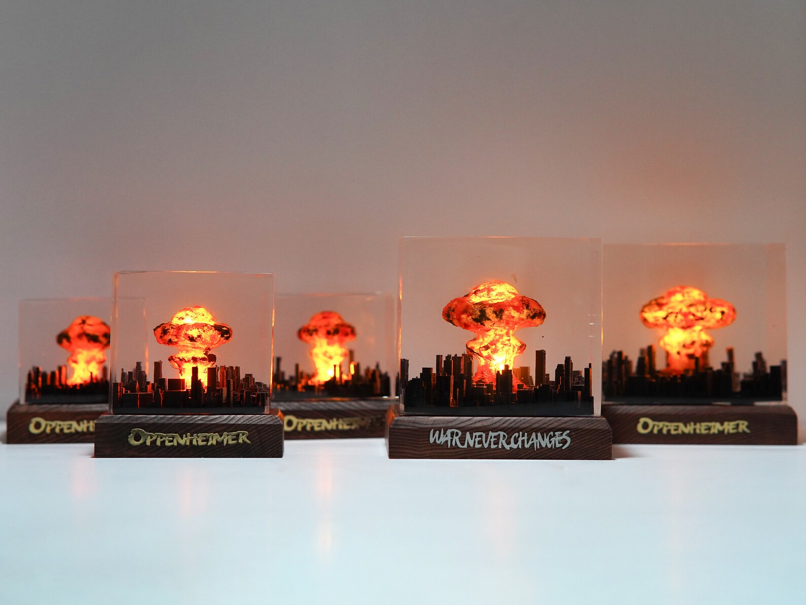 Explosion Bomb Resin Lamp, Atomic Bomb Diorama, Nuke Bomb Fallout 4 ...