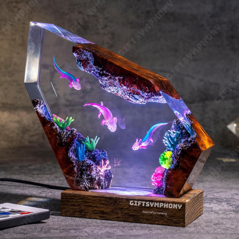 Axolotl Light Resin - Etsy