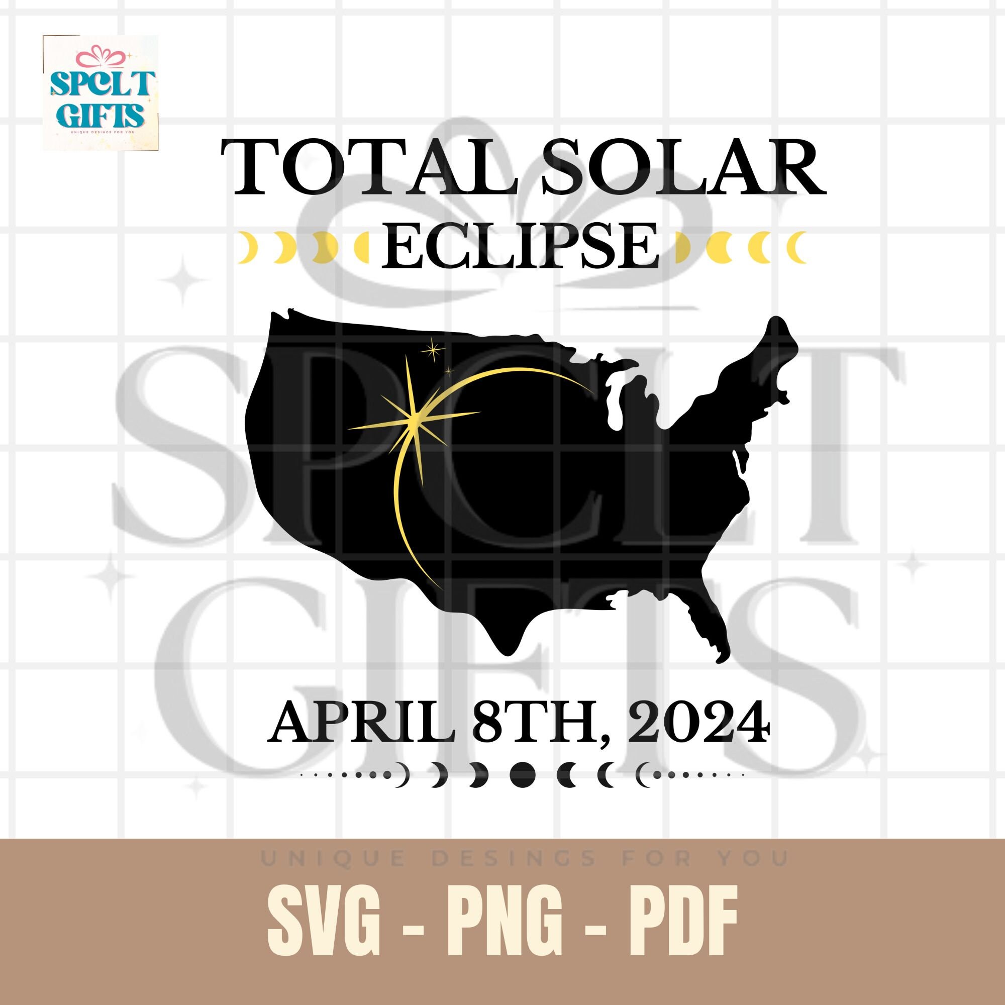 Total Solar Eclipse Png, Total Solar Eclipse Svg, 2024, Total Solar ...