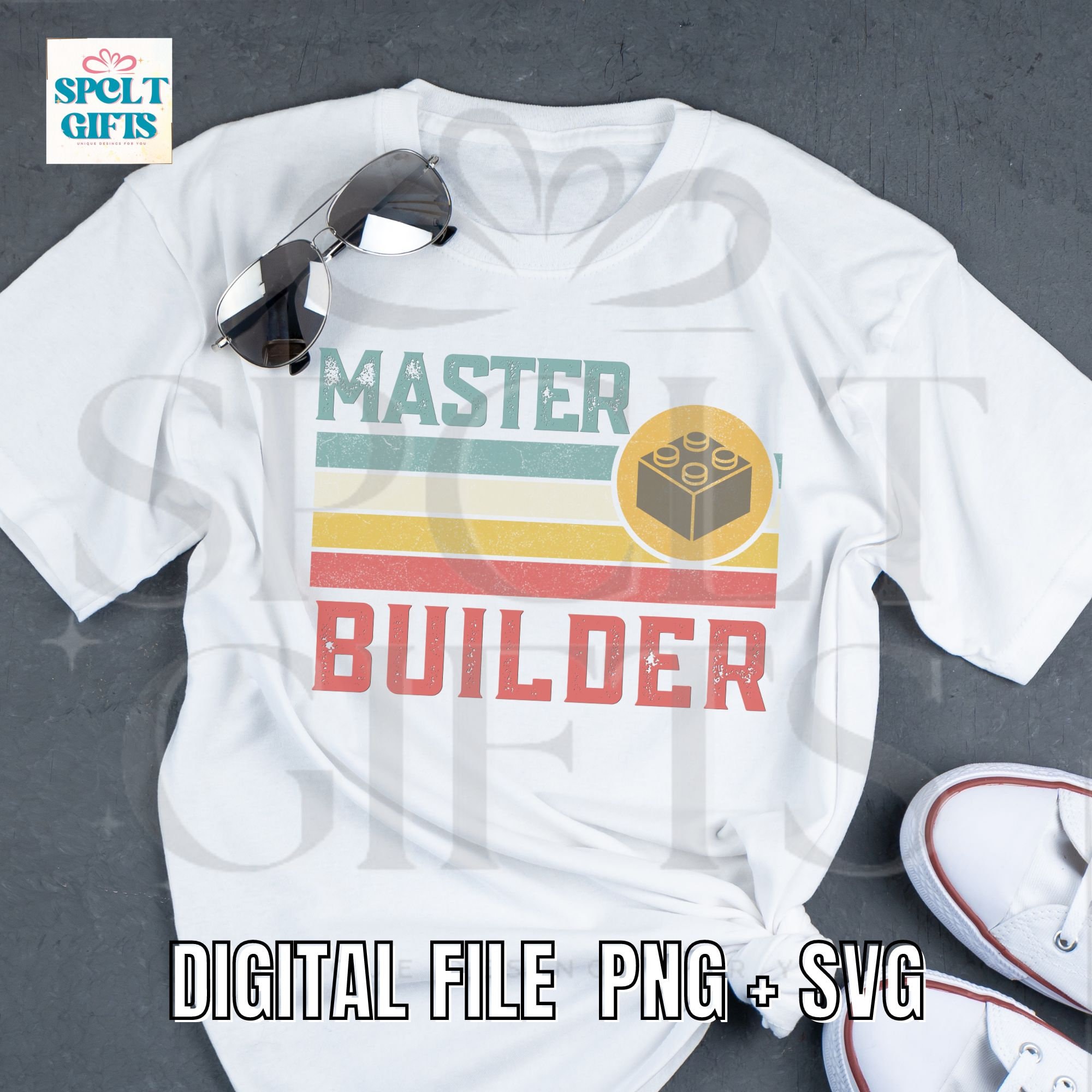 Master Builder SVG, Block Building PNG, Building Brick Svg, Funny Brick ...
