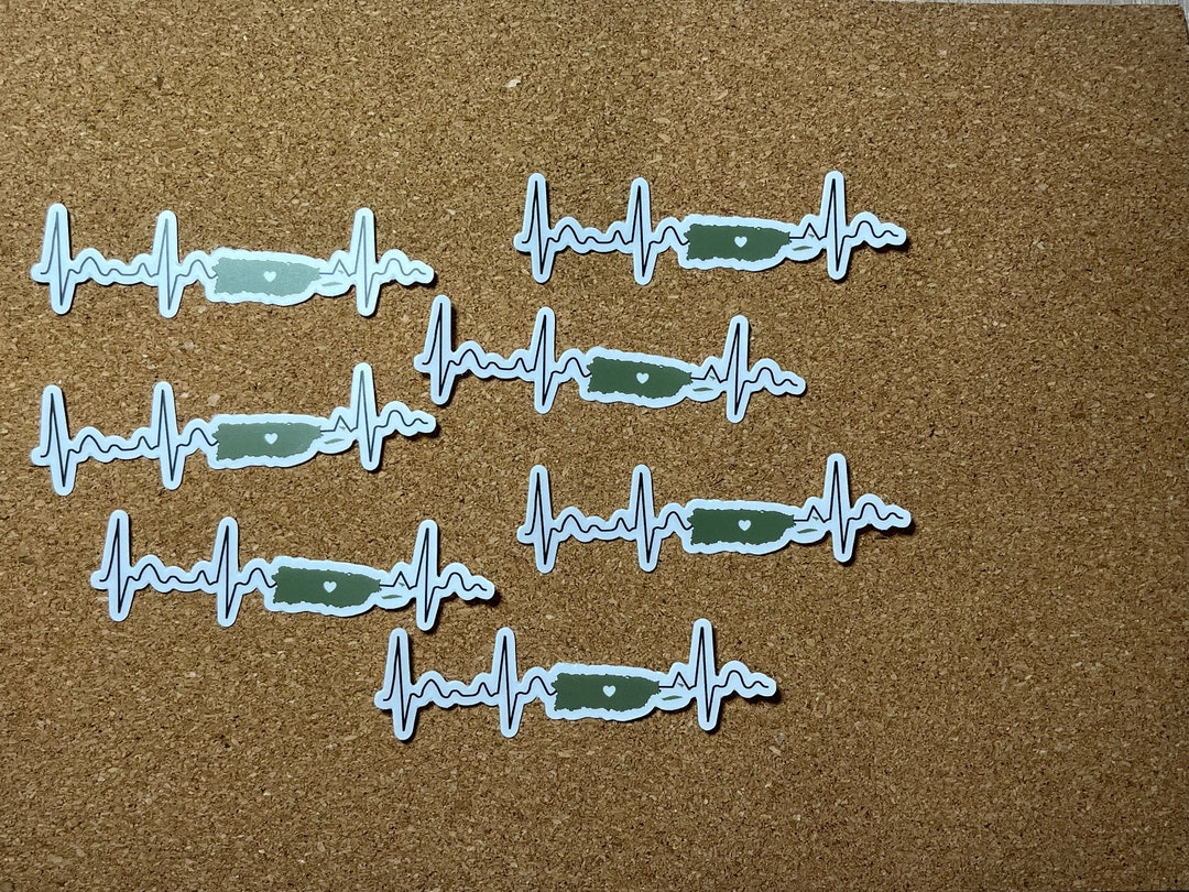 Puerto Rico Heartbeat Clear Sticker PR - Etsy