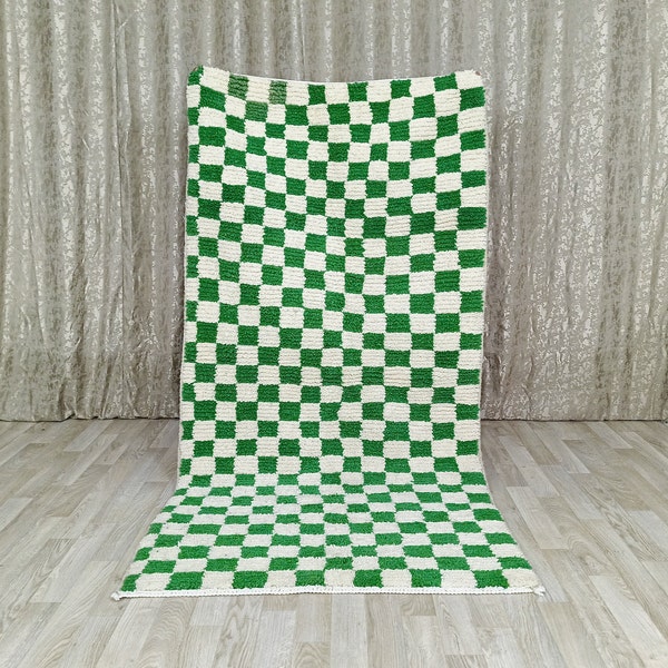 Checkered Rug Runner - Etsy