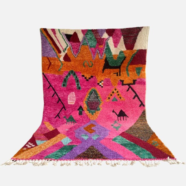 Pink Moroccan Rug - Etsy