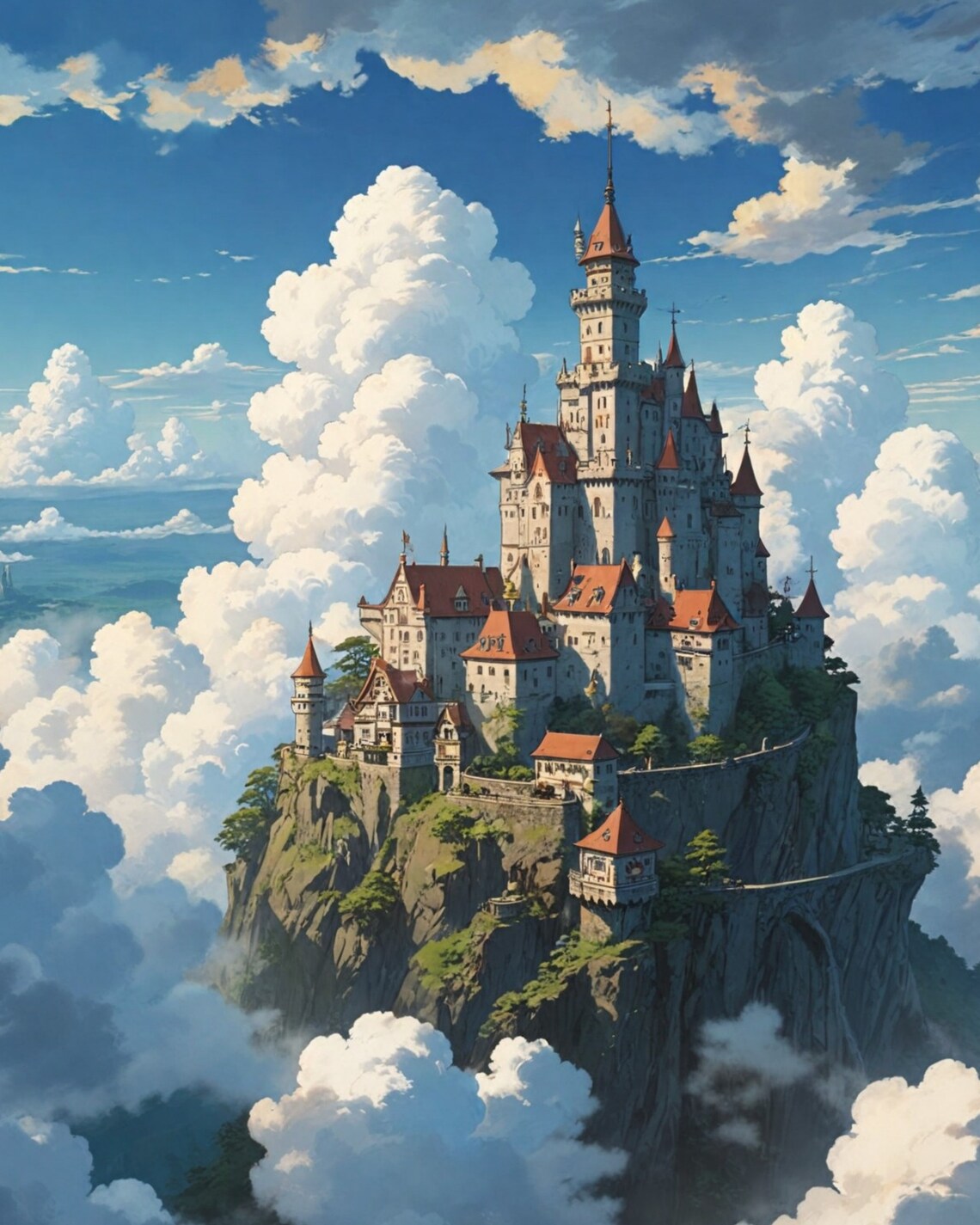 Five Anime Style Paintings Art Wall Hangings - Etsy