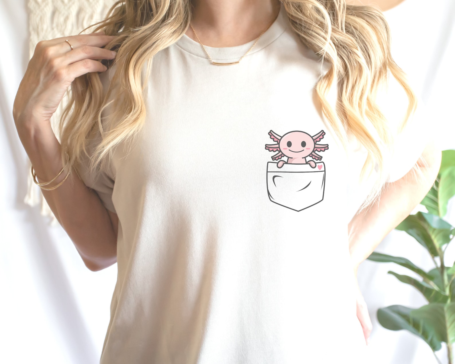 Axolotl Shirt, Axolotl Gift, Cute Axolotl Pocket T-shirt, Meme Shirt - Etsy
