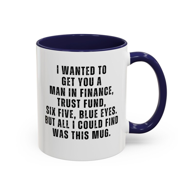 Man in Finance Coffee Mug, Funny Christmas Holiday Gift, Gag Gift for ...