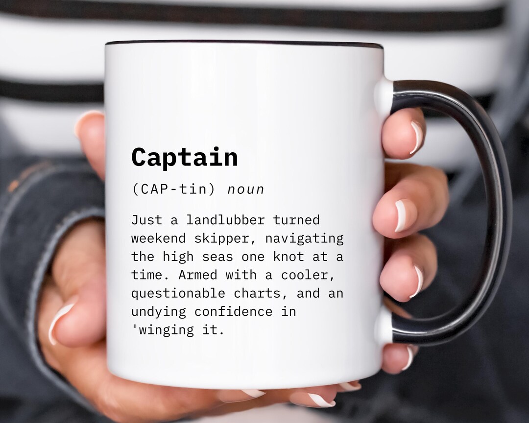 Dad Christmas Gift, Boat Captain Gift, Funny Coffee Mug, Dad Jokes ...