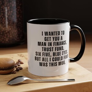 Man in Finance Coffee Mug, Funny Christmas Holiday Gift, Gag Gift for ...