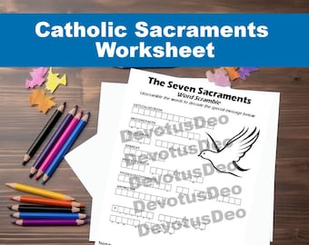 7 Sacraments Display Posters Seven Sacraments of the Catholic Church ...