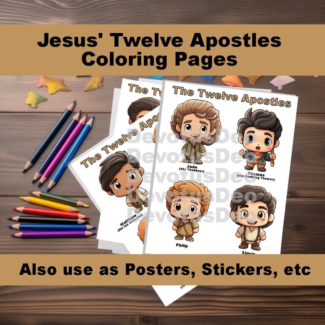 Twelve Apostles, Christian, Instant Download, Printable - Etsy