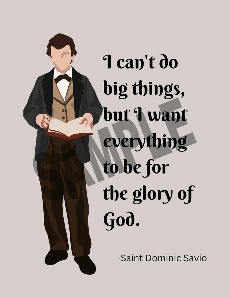 Catholic Saint Quote Posters: Catholic Wall Art Prints (digital ...