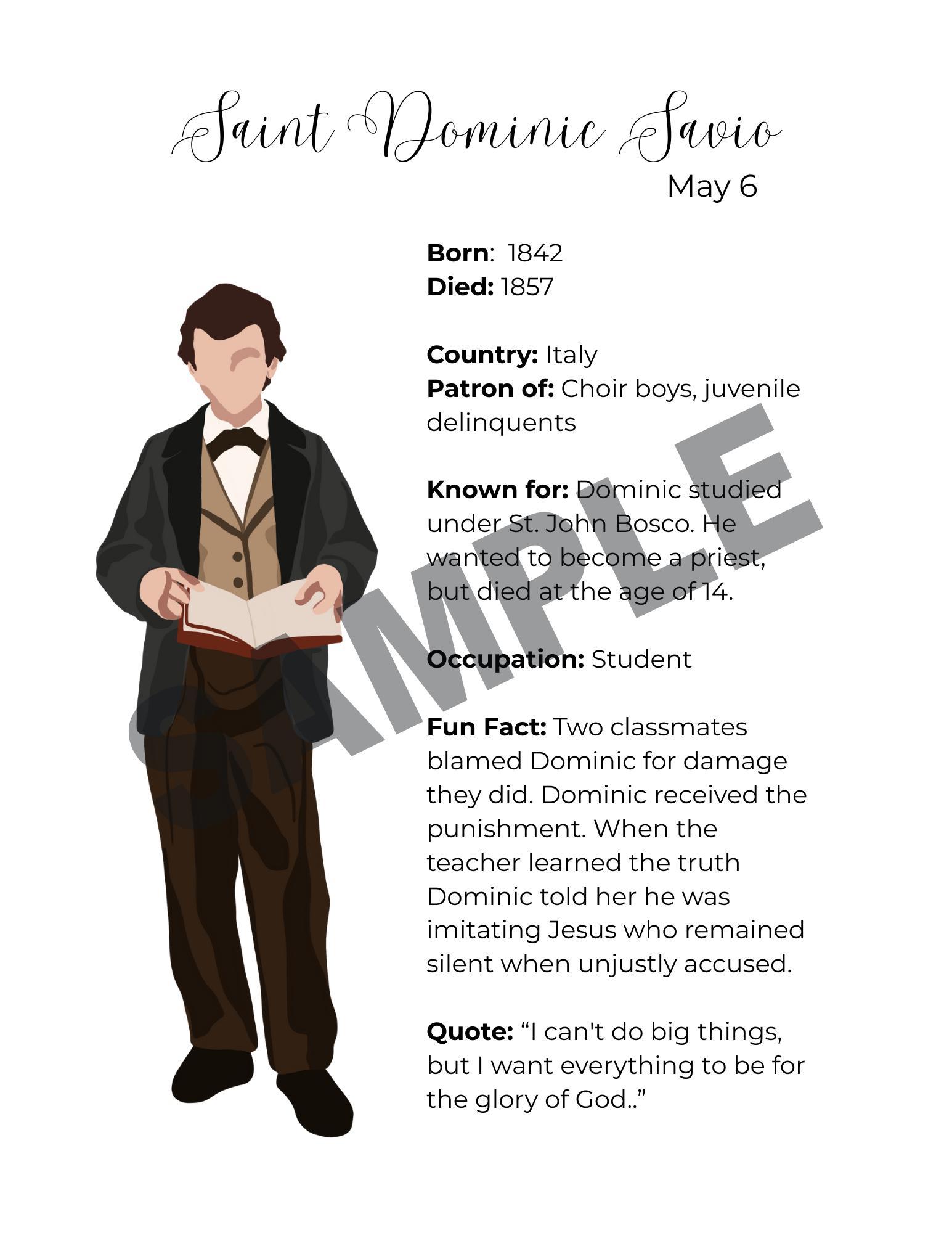 Catholic Saint Posters: Catholic Wall Art Prints (digital Download, PDF ...