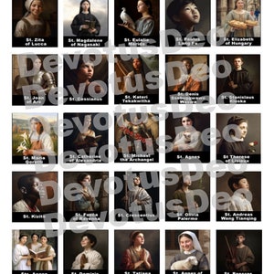 Printable Catholic Saint Bingo Game for Kids, Learn About Children ...