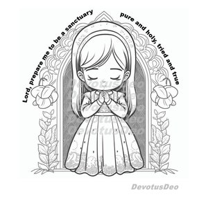 First Communion Catholic Coloring Page, Christian, Instant Download ...