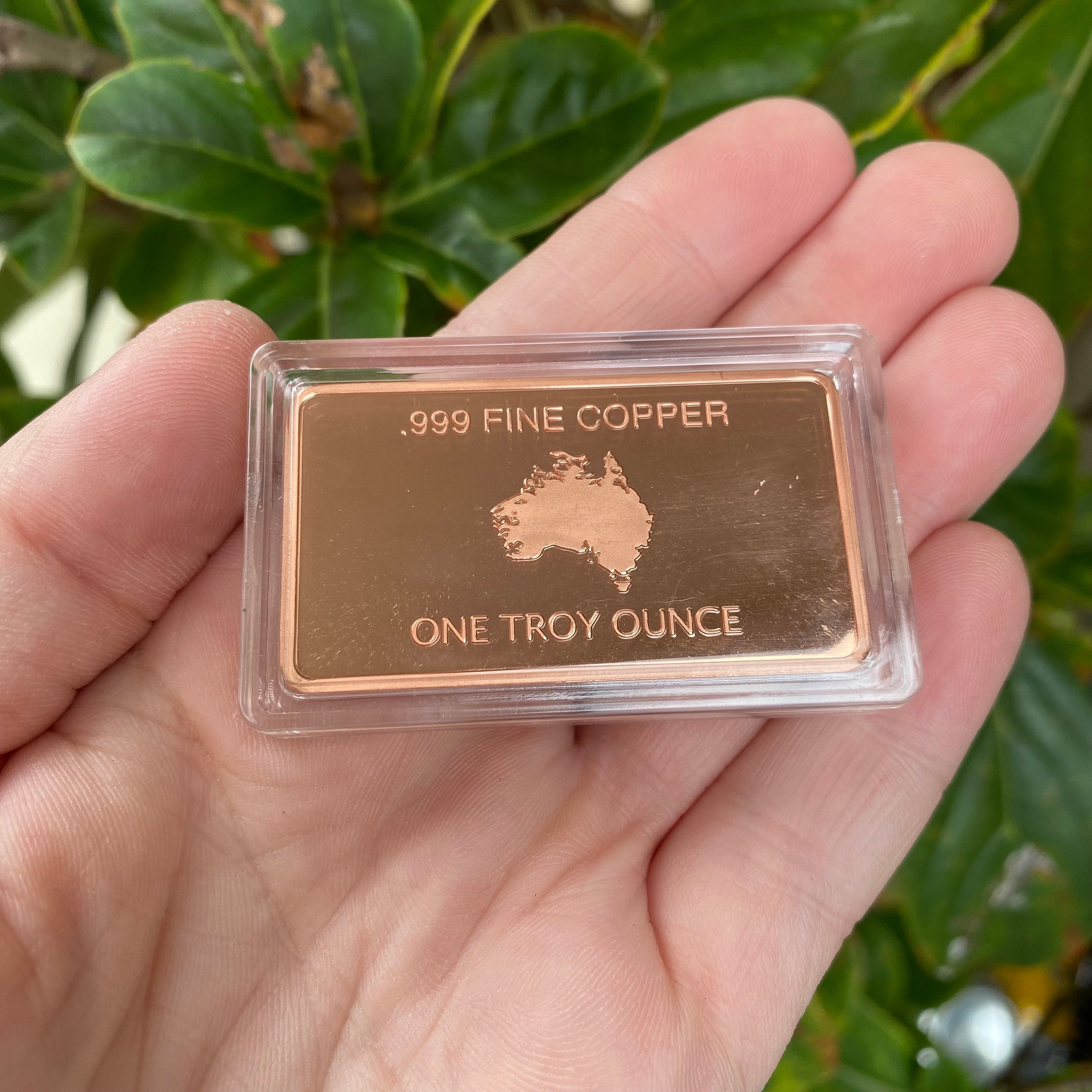 1oz 999 Copper Bullion Bar "map of Australia" Pure Copper Bullion - Etsy
