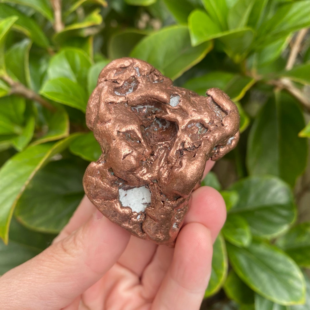 277 Grams "large" Copper Nugget - Native & Natural Pure Copper From ...
