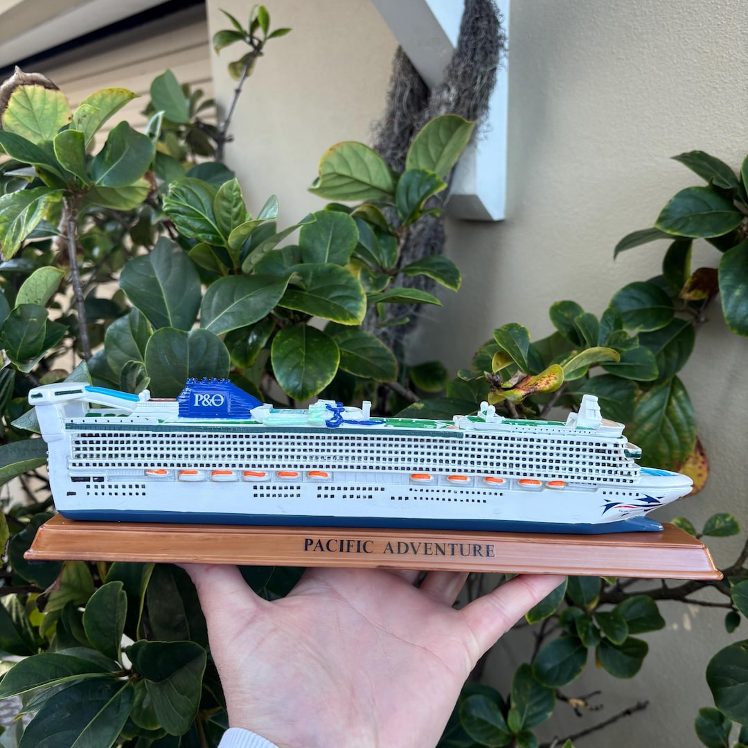P&O Pacific Adventure Cruise Ship Resin Model - Discontinued and Hard ...