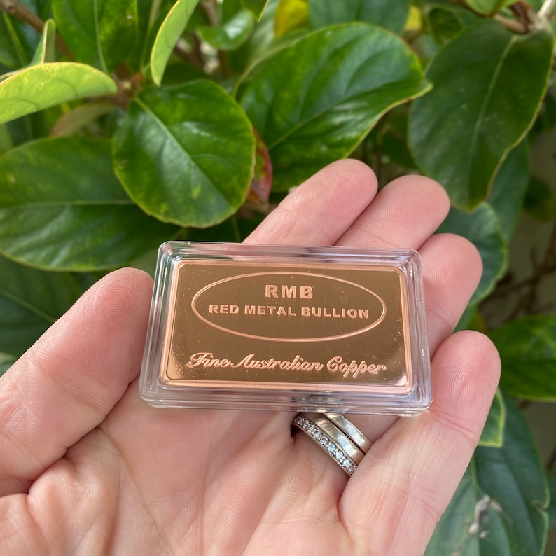 1oz 999 Copper Bullion Bar "bullion Bar Stack by Rmb" - Etsy