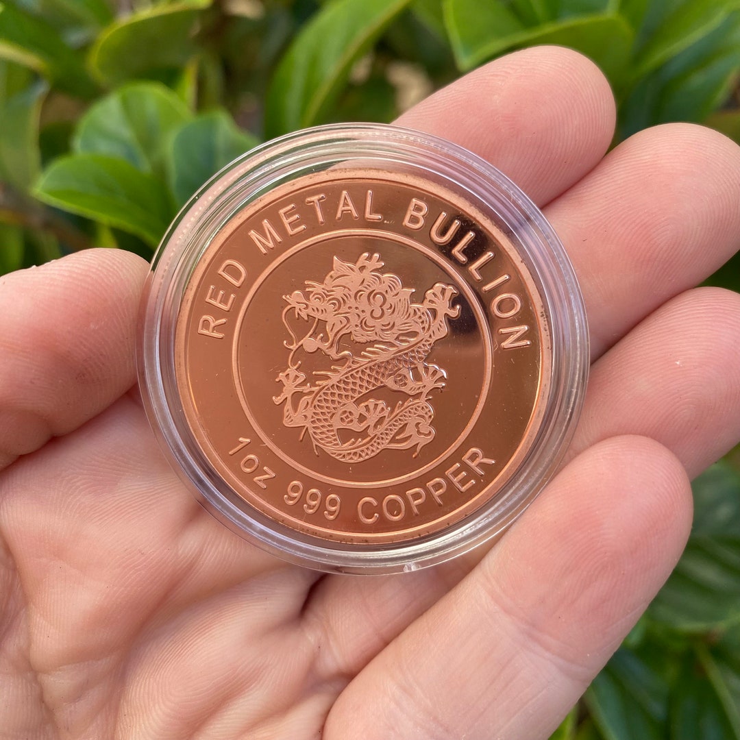 1oz 999 Copper Bullion Coin "year of the Dragon by Rmb" - Etsy