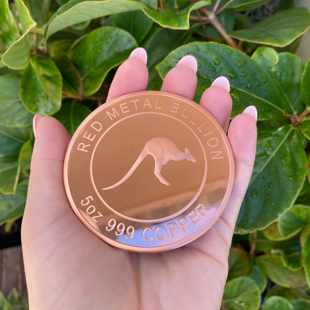 Large 5oz 999 Copper Bullion Coin "the Kangaroo by Rmb" - Etsy Australia