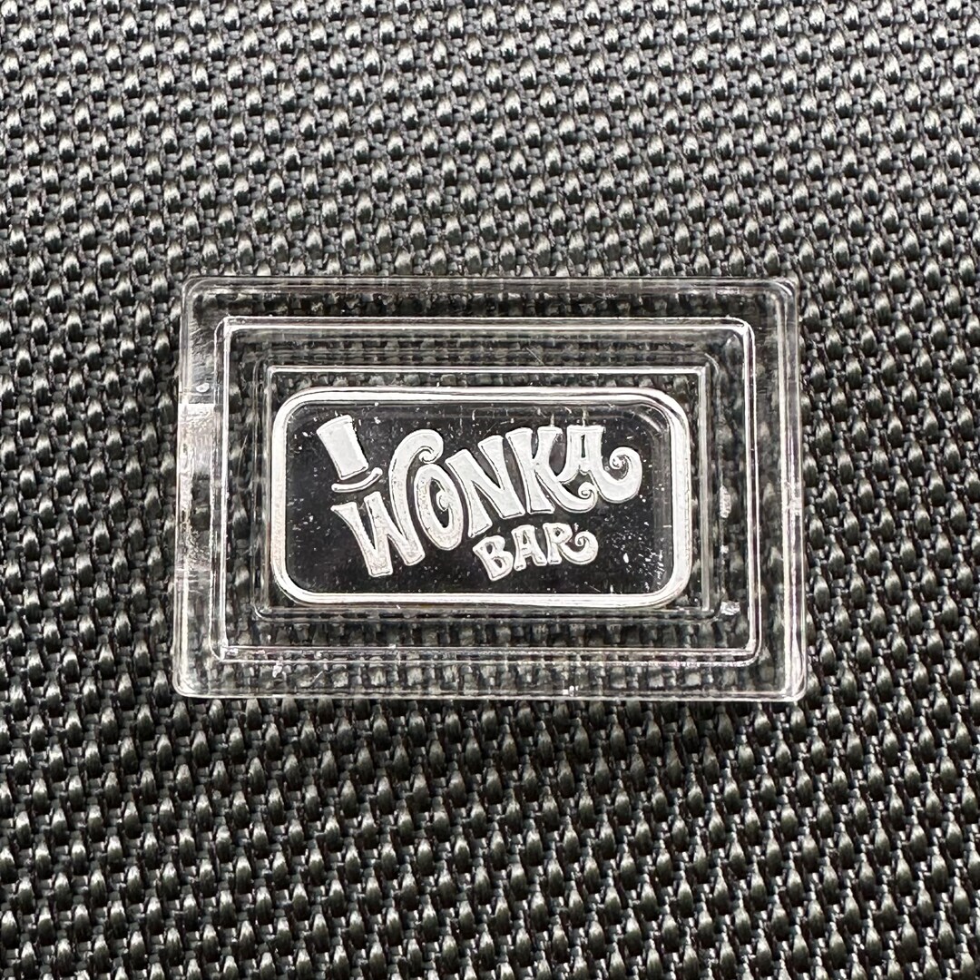 WONKA 1 Gram Silver Bar - 999 Silver Bullion Bar in Capsule (wonka ...