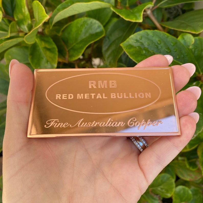 LARGE 5oz 999 Copper Bullion Bar "the Kangaroo by Rmb" - Etsy