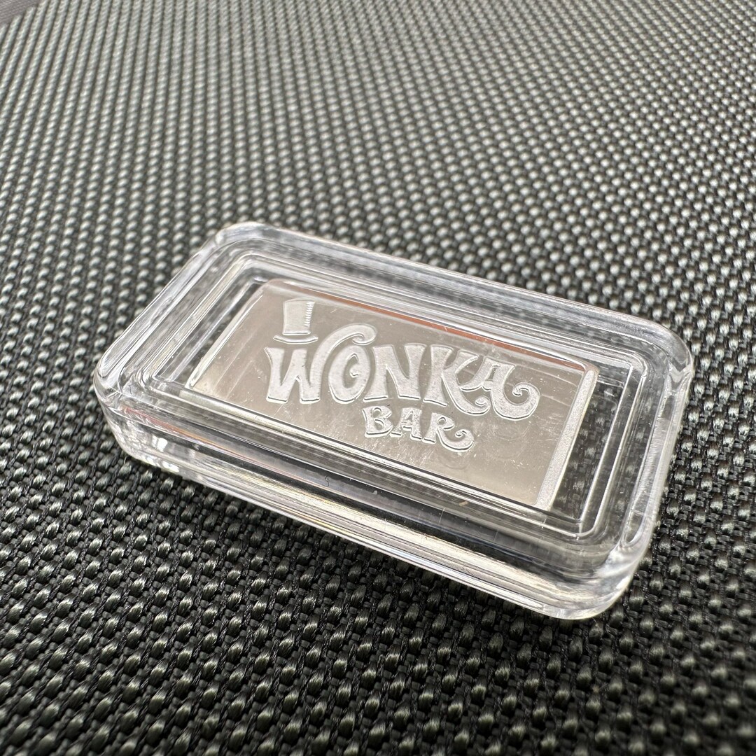 WONKA 2 Gram Silver Bar - 999 Silver Bullion Bar in Capsule (wonka ...