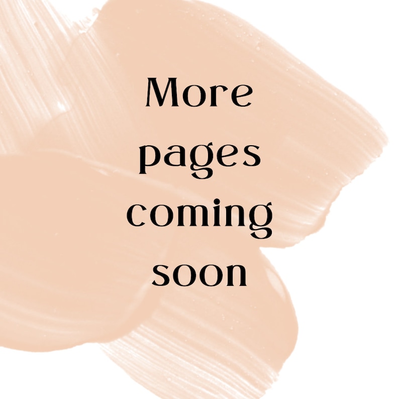 Additional Page (2 Pages, Front and Back) - Etsy