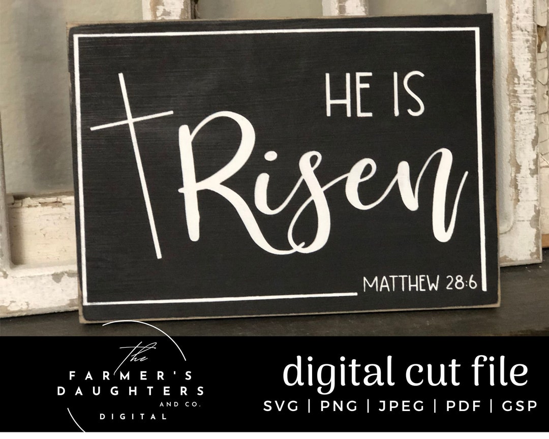 He is Risen SVG, Jesus SVG, Easter Svg, Happy Easter Svg ,christian Svg ...