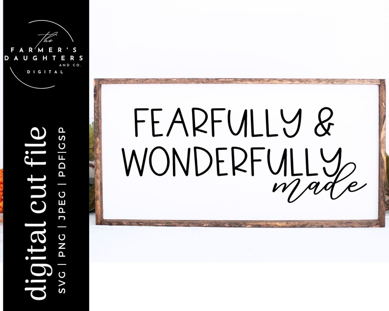 Fearfully and Wonderfully Made SVG Precious Children SVG - Etsy